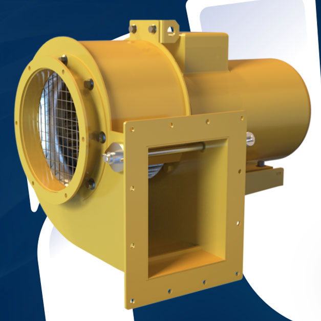 What are Fans and Blowers Centrifugal fans used for?