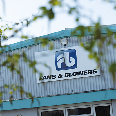 Updated signage for Fans and Blowers across their factory