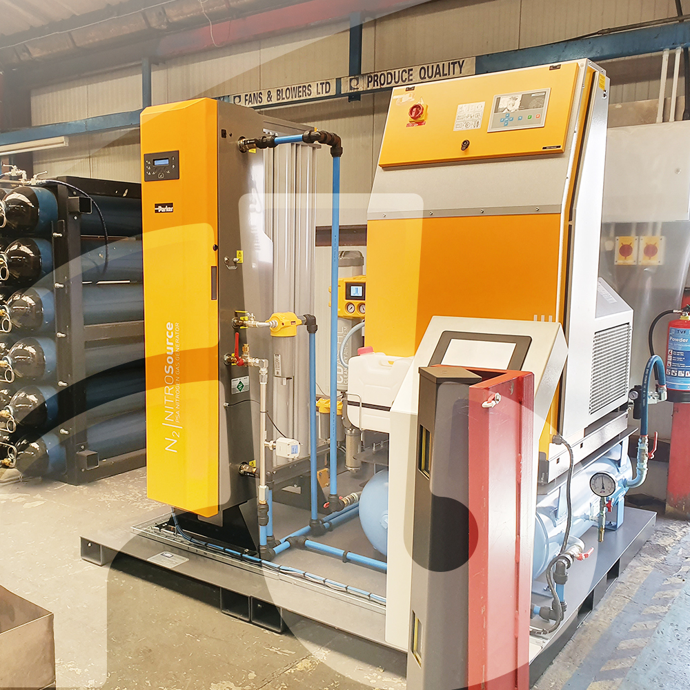 On-site nitrogen production plant supplies Fans and Blowers