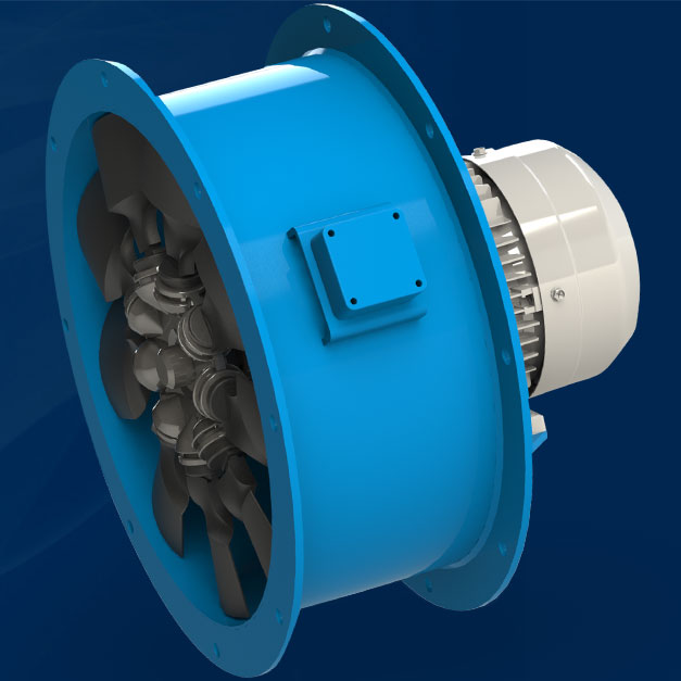 Quiet Axial Fans | Low-Noise Industrial Fans with Silencers